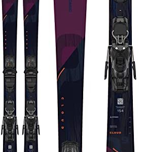 Atomic Cloud Q9 Skis w/M 10 GW Bindings Womens Sz 161cm Black/Berry