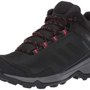 adidas Outdoor Women's Terrex EASTRAIL MID GTX Hiking Boot CARBON/BLACK/ACTIVE PINK 10 M US