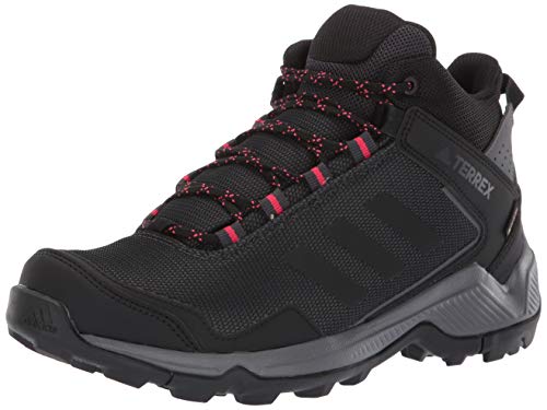 adidas Outdoor Women's Terrex EASTRAIL MID GTX Hiking Boot CARBON/BLACK/ACTIVE PINK 10 M US