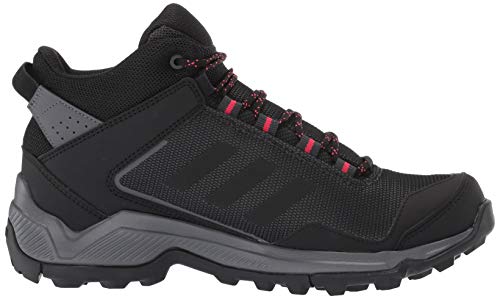 adidas Outdoor Women's Terrex EASTRAIL MID GTX Hiking Boot CARBON/BLACK/ACTIVE PINK 10 M US