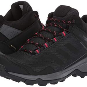 adidas Outdoor Women's Terrex EASTRAIL MID GTX Hiking Boot CARBON/BLACK/ACTIVE PINK 10 M US