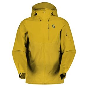 scott explorair 3l snow jacket (mellow yellow, xlarge) 2022/23