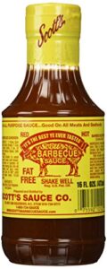 4 set – scott’s bbq sauce – (fat and sugar free (16 fl oz))