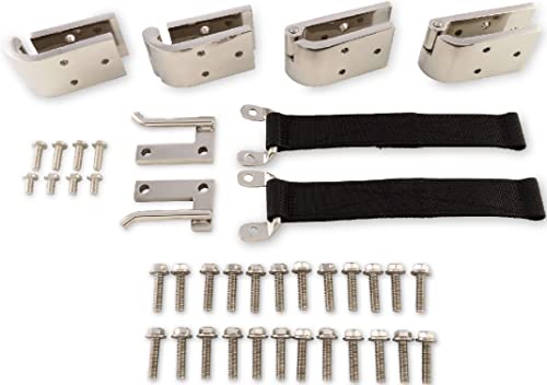 NEW SCOTT DRAKE REMOVABLE STAINLESS STEEL DOOR HINGE KIT,COMPATIBLE WITH 1966-1977 FОRD BRОNCО