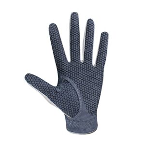 Scott Edward Mens Golf Glove, No-Slip, Breathable, Soft, Washable, Worn on Left Hand, Dark Blue Palm (27- XX Large)