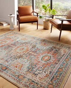 loloi ii jocelyn collection joc-03 mist/multi, transitional 7′-10″ x 10′ area rug