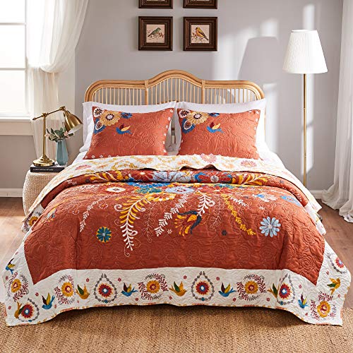 Barefoot Bungalow Topanga Quilt Set, 3-Piece Full/Queen, Multi