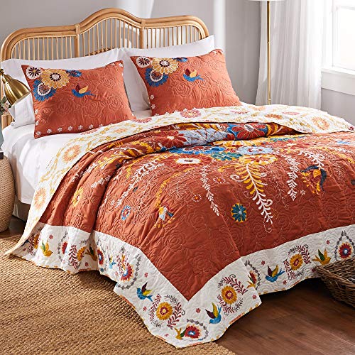 Barefoot Bungalow Topanga Quilt Set, 3-Piece Full/Queen, Multi