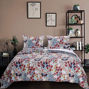 barefoot bungalow perry quilt set, king, slate blue