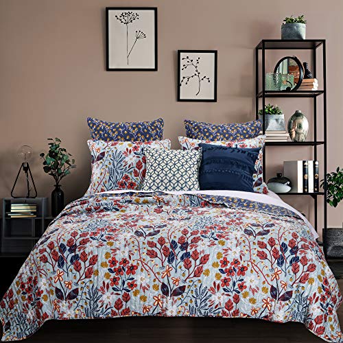 Barefoot Bungalow Perry Quilt Set, King, Slate Blue