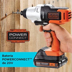 BLACK+DECKER 20V MAX MATRIX Drill, Power Tool Combo Kit, 6-Tool Set, Cordless Tool Set (BDCDMT1206KITC)