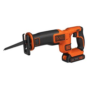 black+decker 20v max* cordless reciprocating saw kit (bdcr20c)