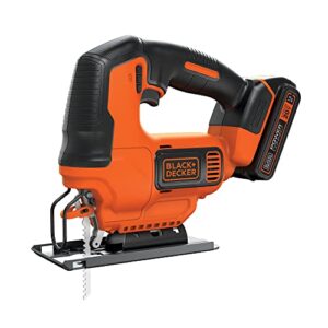 black+decker 20v max* powerconnect cordless jig saw (bdcjs20c)