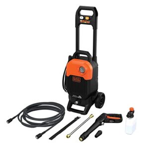 black+decker electric cold water pressure washer, 2,000 max psi, 1.2 gpm (bepw2000)