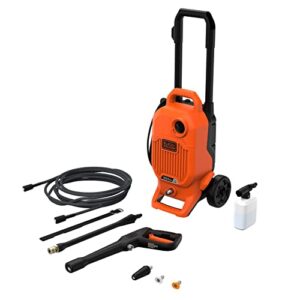 black+decker electric pressure washer, cold water, 1850 psi, 1.2 gpm (bepw1850)