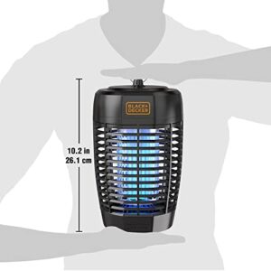 Black + Decker Bug Zapper- Mosquito Repellent Outdoor & Fly Traps for Indoors- Mosquito Zapper & Fly Killer- Gnat & Moth Traps for Home, Deck, Garden, Patio & More