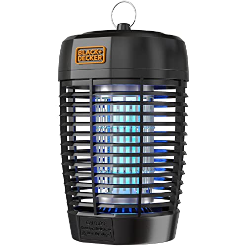 Black + Decker Bug Zapper- Mosquito Repellent Outdoor & Fly Traps for Indoors- Mosquito Zapper & Fly Killer- Gnat & Moth Traps for Home, Deck, Garden, Patio & More