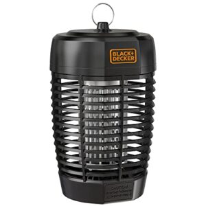 Black + Decker Bug Zapper- Mosquito Repellent Outdoor & Fly Traps for Indoors- Mosquito Zapper & Fly Killer- Gnat & Moth Traps for Home, Deck, Garden, Patio & More