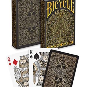 Bicycle Aureo Black Playing Cards