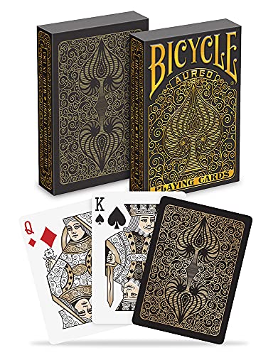 Bicycle Aureo Black Playing Cards