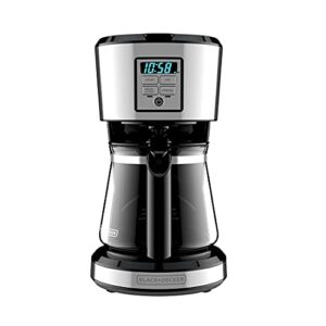 black & decker 12 cup stainless coffee maker with vortex technology