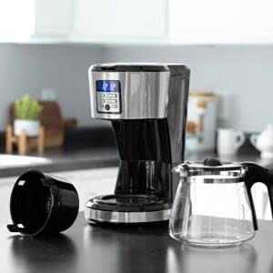 Black & Decker 12 Cup Stainless Coffee Maker with Vortex Technology