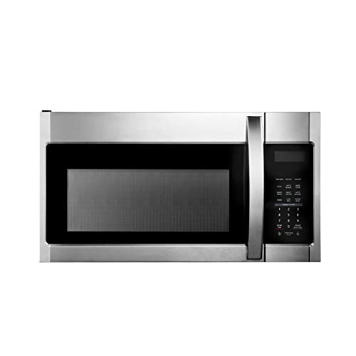 BLACK+DECKER EM044KB19 Over The Range Microwave Oven with One Touch, 1000 Watts, 400 CFM and Sensor Cooking, OTR 1.9 Cu.ft, Stainless Steel