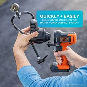 BLACK+DECKER Matrix Impact Driver Attachment with Inflator Multi-Tool Attachment (BDCMTI & BDCMTHPI)