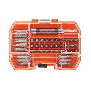 black+decker screwdriver bit set, 42-piece (bda42sd)