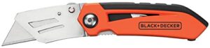 black+decker utility knife with blade storage (bdht10002)