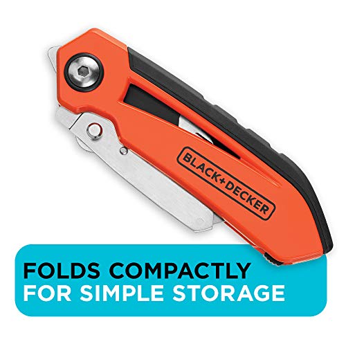 BLACK+DECKER Utility Knife with Blade Storage (BDHT10002)