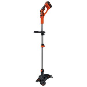 black+decker lst136w 40v max lithium ion string trimmer, 13″