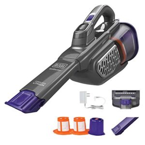 beyond by black+decker 20v max handheld vacuum for pets, advanced clean (hhvk515jp07apb) , gray