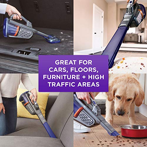 beyond by BLACK+DECKER 20V MAX Handheld Vacuum for Pets, Advanced Clean (HHVK515JP07APB) , Gray