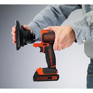 BLACK+DECKER Matrix Sander Attachment with 20V MAX Matrix Cordless Drill/Driver (BDCMTS & BDCDMT120C)