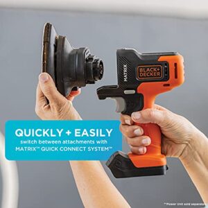 BLACK+DECKER Matrix Sander Attachment with 20V MAX Matrix Cordless Drill/Driver (BDCMTS & BDCDMT120C)