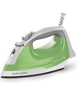 black & decker lime green easy steam iron compact – model d340