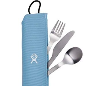 Hydro Flask Flatware Set - Stainless Steel Portable Travel Camping Dinnerware Silverware Eating Utensils Outdoor Kitchen