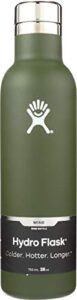 hydro flask wine bottle olive 25 ounce, 1 ea