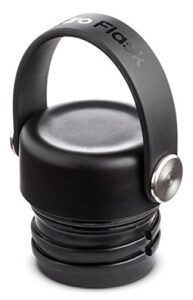 hydro flask standard mouth flex cap – black