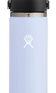 Hydro Flask 20 oz. Water Bottle - Stainless Steel, Reusable, Vacuum Insulated- Wide Mouth with Leak Proof Flex Cap