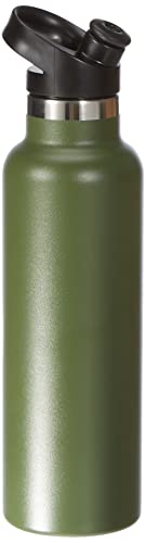 Hydro Flask 21 oz. Water Bottle - Stainless Steel, Reusable, Vacuum Insulated with Standard Mouth with Sport Cap, Olive