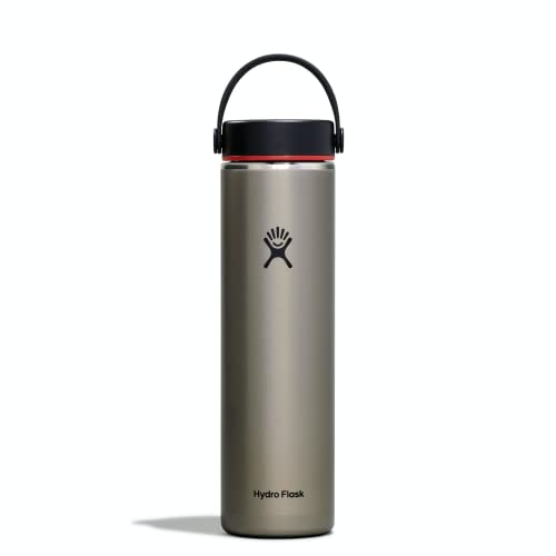 Hydro Flask 24 oz. Lightweight Trail Series Water Bottle- Stainless Steel, Reusbale, Vacuum Insulated with Standard Mouth