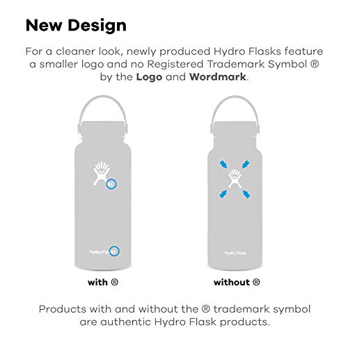 Hydro Flask Water Bottle - Wide Mouth Straw Lid 2.0 - 40 oz, Spearmint