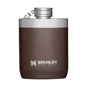 stanley master the unbreakable hip flask 8oz bronze moon