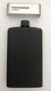 binocktails bev-bank hidden power bank flask – holds approximately 8 oz. (235 ml)