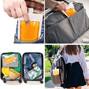 Plastic Flasks，20PACK，Concealable and Reusable Drink Bags，Leak-Proof，BPA-Free for Travel，Outdoor Sports，Concerts，Events(2Funnels and 24PCS Label stickers included)