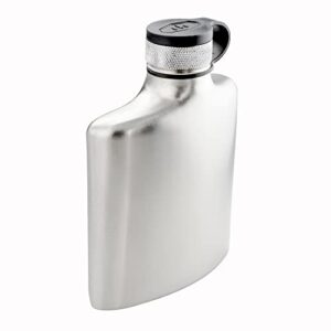 gsi outdoors 66106 glacier stainless 6 fl. oz. hip flask