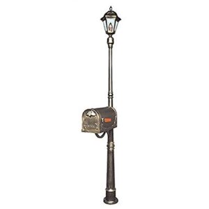 special lite spk-606-sw ashland mailbox/post light combination kit