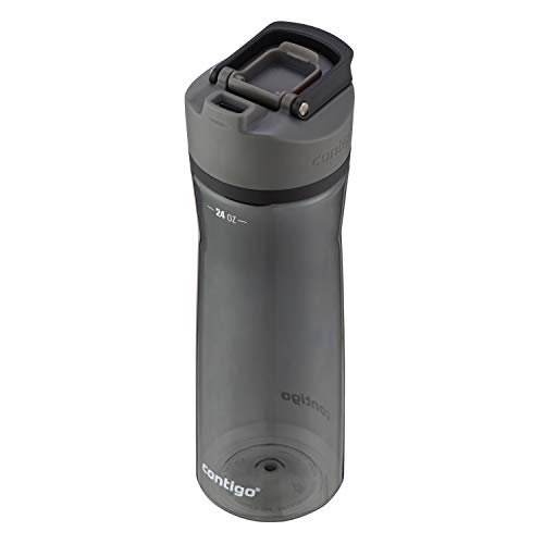 Contigo Ashland 2.0 Water Bottle with AUTOSPOUT Lid | Tritan Water Bottle, 24 oz, 3-Pack, Juniper & Sake & Bubble Tea & AUTOSEAL Water Bottle, 24oz, Licorice